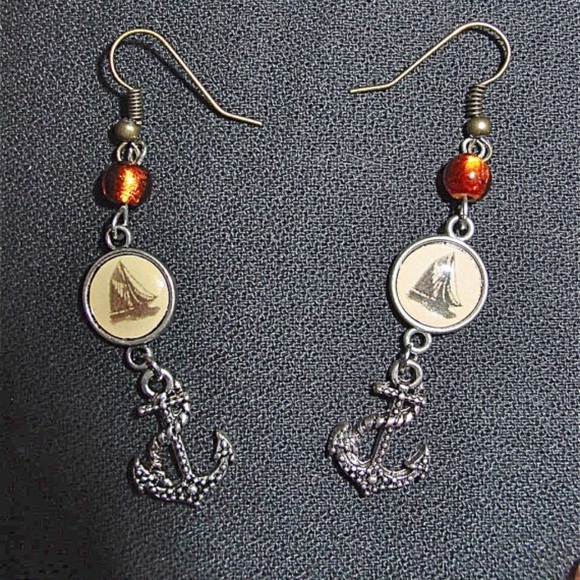 Handmade | Jewelry | Nautical Compass Ship Handmade Jewelry Set | Poshmark